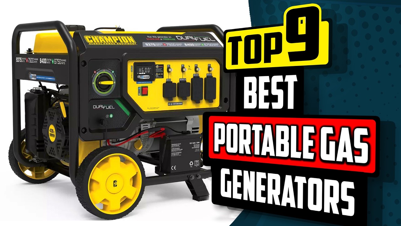 Best Portable Gas Generator | Top 9 Reviews [Buying Guide 2026]