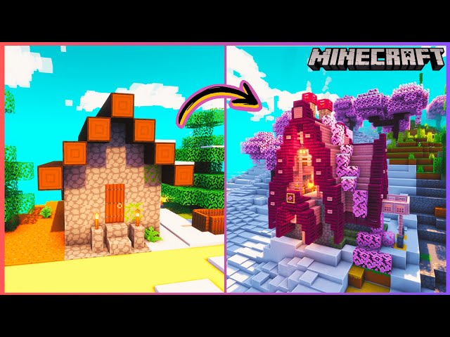 Minecraft: Cherry Blossom Starter House 🌸 Minecraft Map