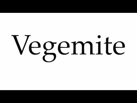 How to Pronounce Vegemite
