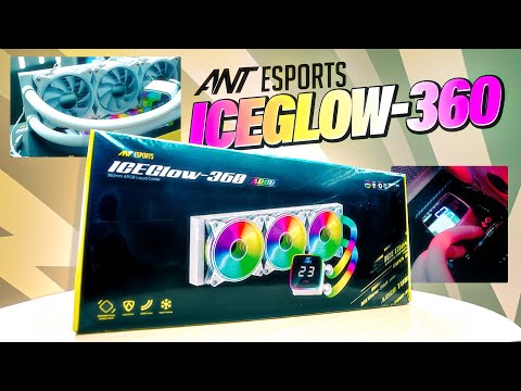 Ant Esports ICE-Glow 360 ARGB CPU Liquid Cooler | Vishal Peripherals