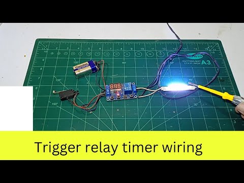 Trigger Timer Module wiring and setting HCW-M421 for Arduino and other projects