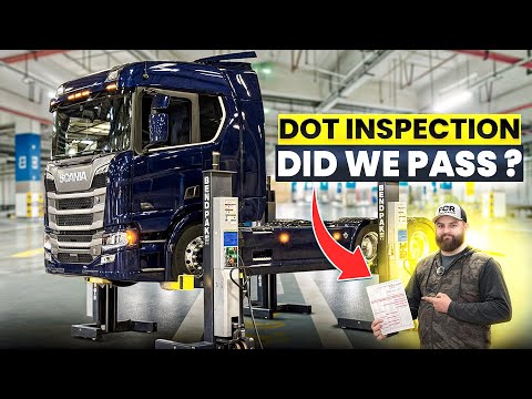 Our Scania Undergoes DOT Inspection in the USA