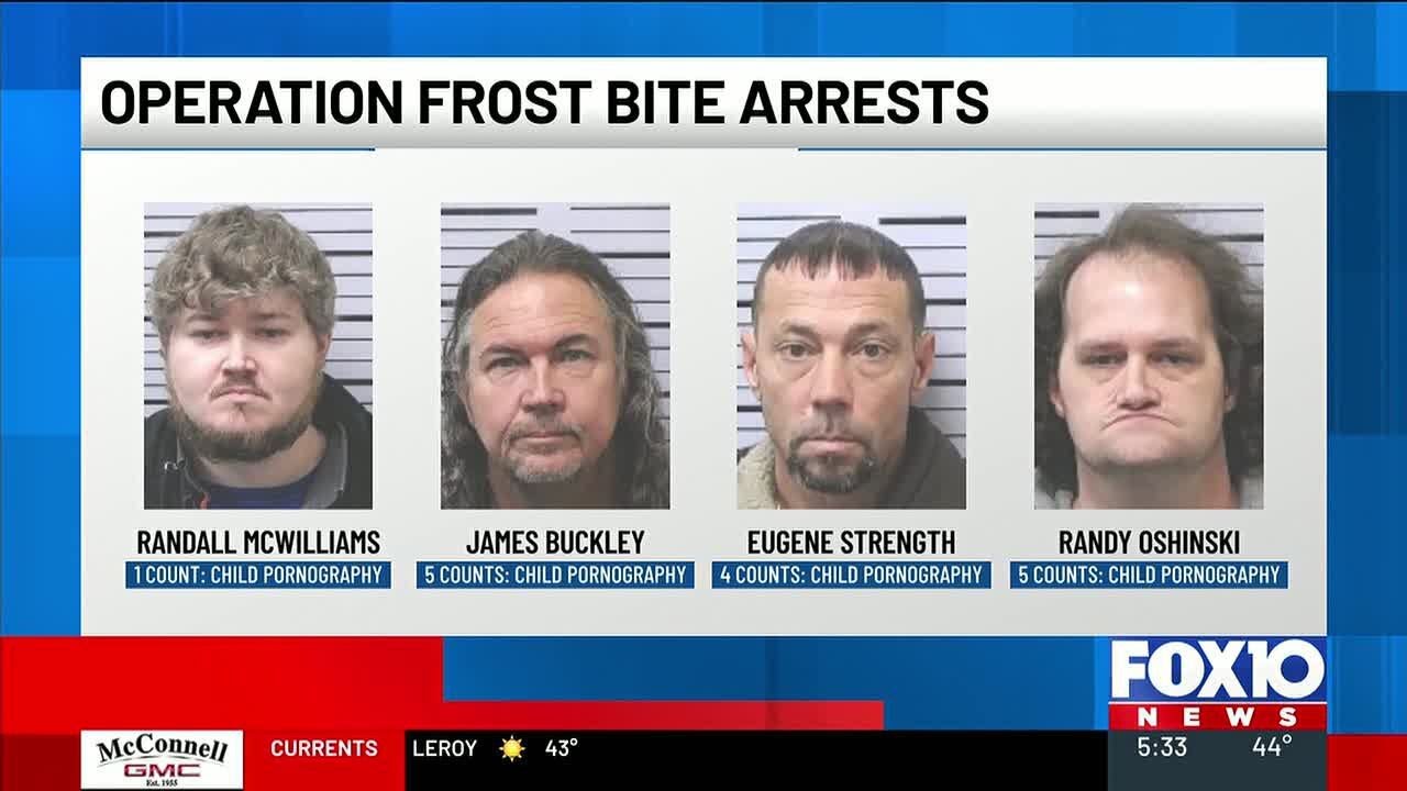 4 arrested in Mobile County on child pornography charges