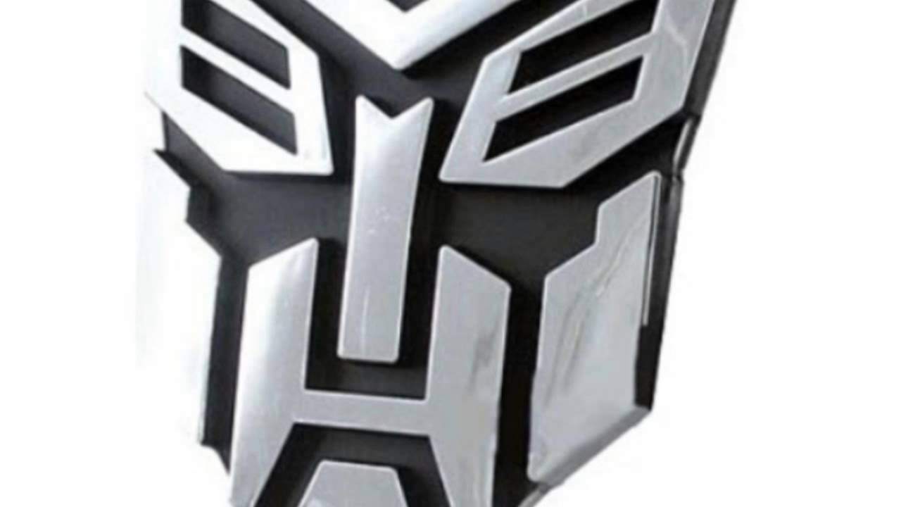 Transformers Autobots Logo 3D Car Hood Ornament / Decal