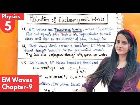 5) Properties of Electromagnetic Waves| EM waves Class12 Physics| #neet #jee #class12physics