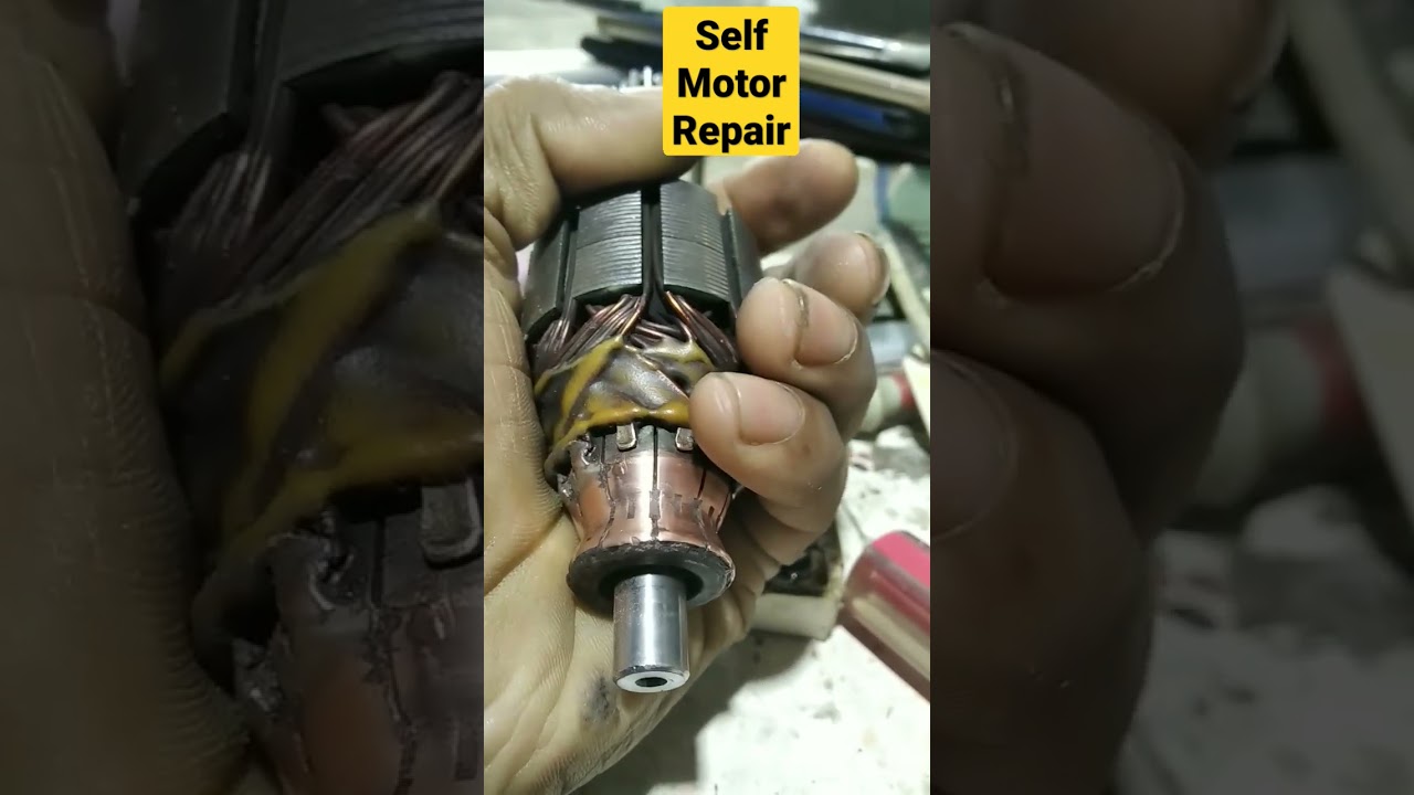 How To Clean  Motorcycle Self Motor Armature😍😄😍Armature Repair