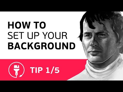 Using a Midtone Background in Digital Painting