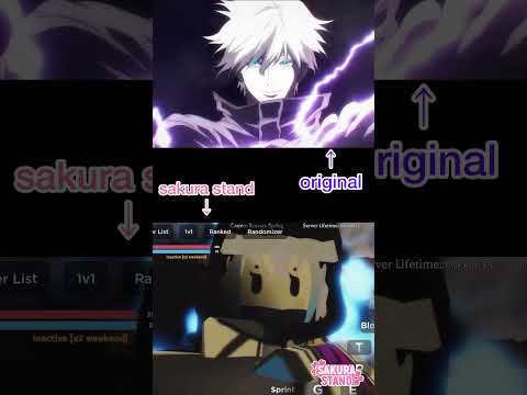 [Sakura Stand] BEST HOLLOW PURPLE #roblox #sakurastand #jjk #jujutsukaisen