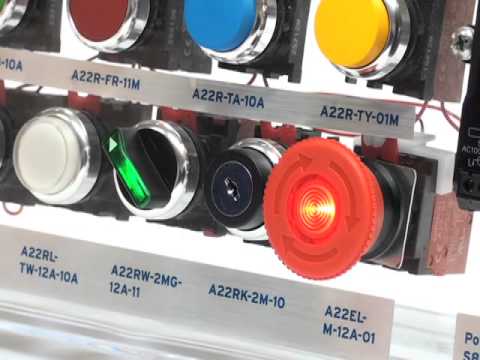 Omron A22R M22R Pushbuttons