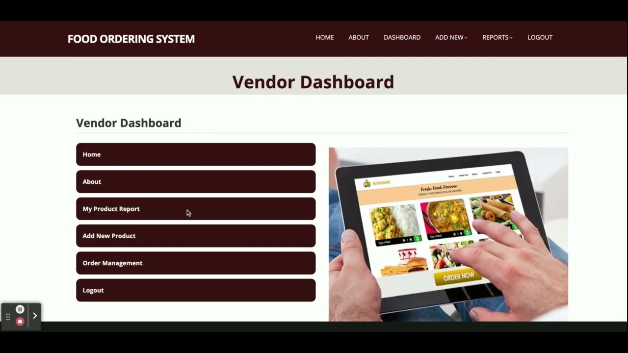 Multi Restaurant Food Ordering System | Spring Boot ReactJS Project Tutorial