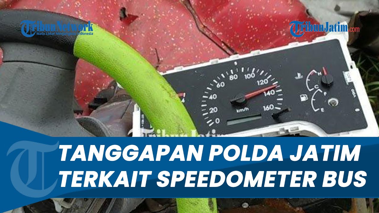 Speedometer Bus Maut yang Kecelakaan di Tol Sumo di Tengah Angka 120 ...