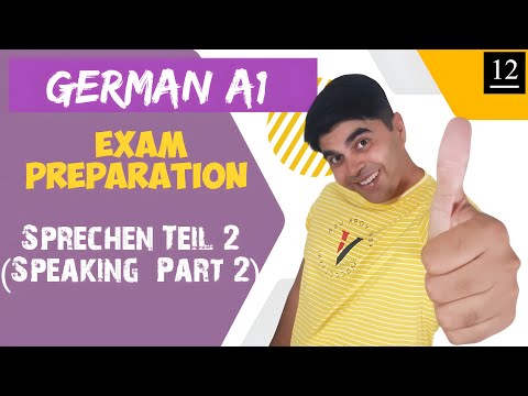 Goethe A1 German speaking exam | Part 2 | Modal Paper with answers