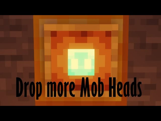 Drop More Mob Heads Minecraft Data Pack
