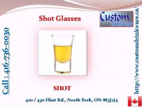 Custom Drinkware, Shot Glasses, Shooter, Personalized Shot Glass