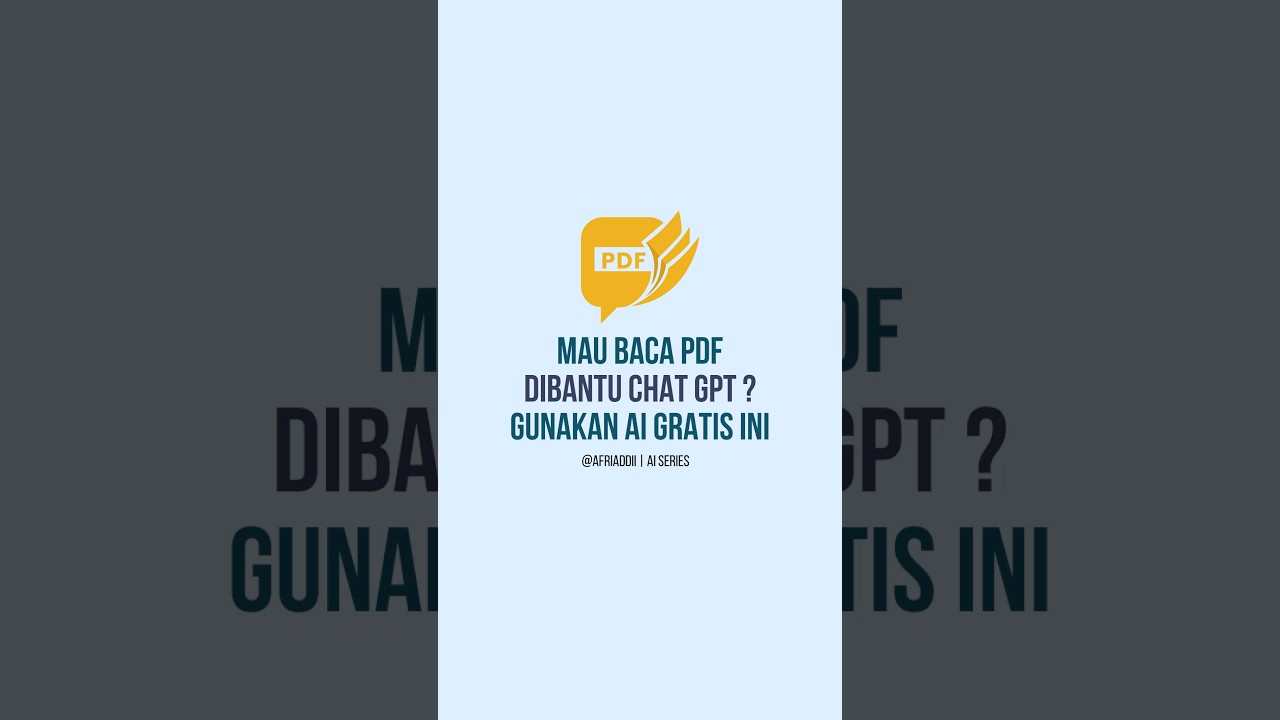 Read PDF with ChatGPT #ReadPDF #ChatGPTTutorial #ProductivityHacks