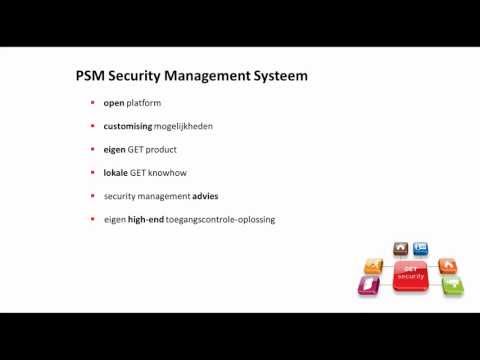 PSM security management platform - integratie met CCTV - GET Time & Security
