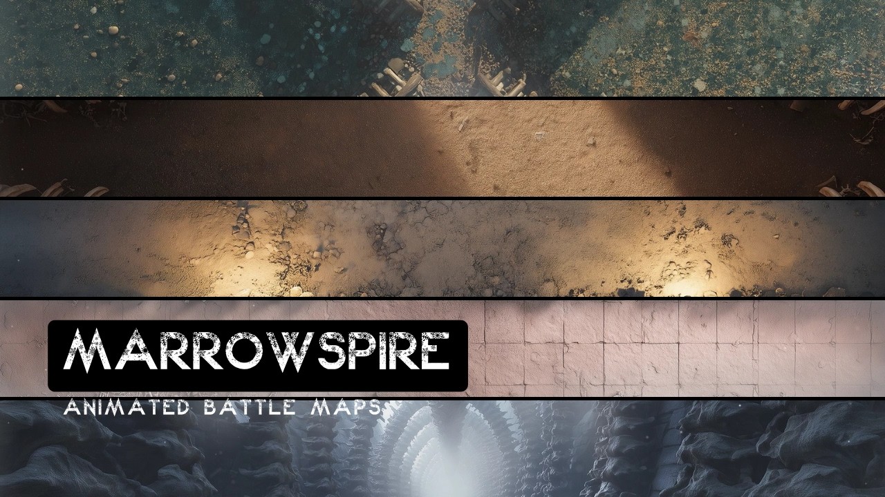 D&D | Marrowspire Trailer | Animated Battle Maps
