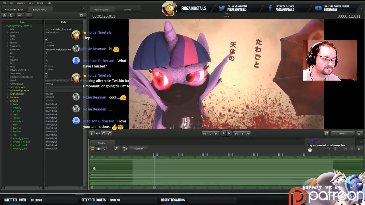 SFM MLP Live Tutorial - Temporary Skin Replacement - Material Overrides