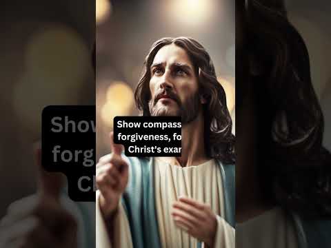 Be kind to one another, tenderhearted, forgiving one another, as God in Christ forgave you. #shorts