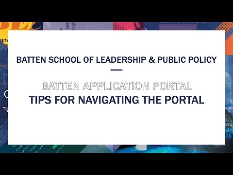 Batten Application Portal Walkthrough