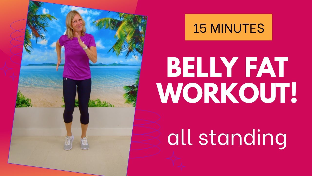 Walk Off Belly Fat! 15-Min Standing Abs + Cardio Workout