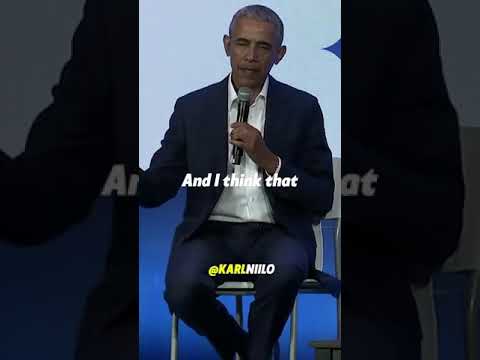 Change your thinking - Obama