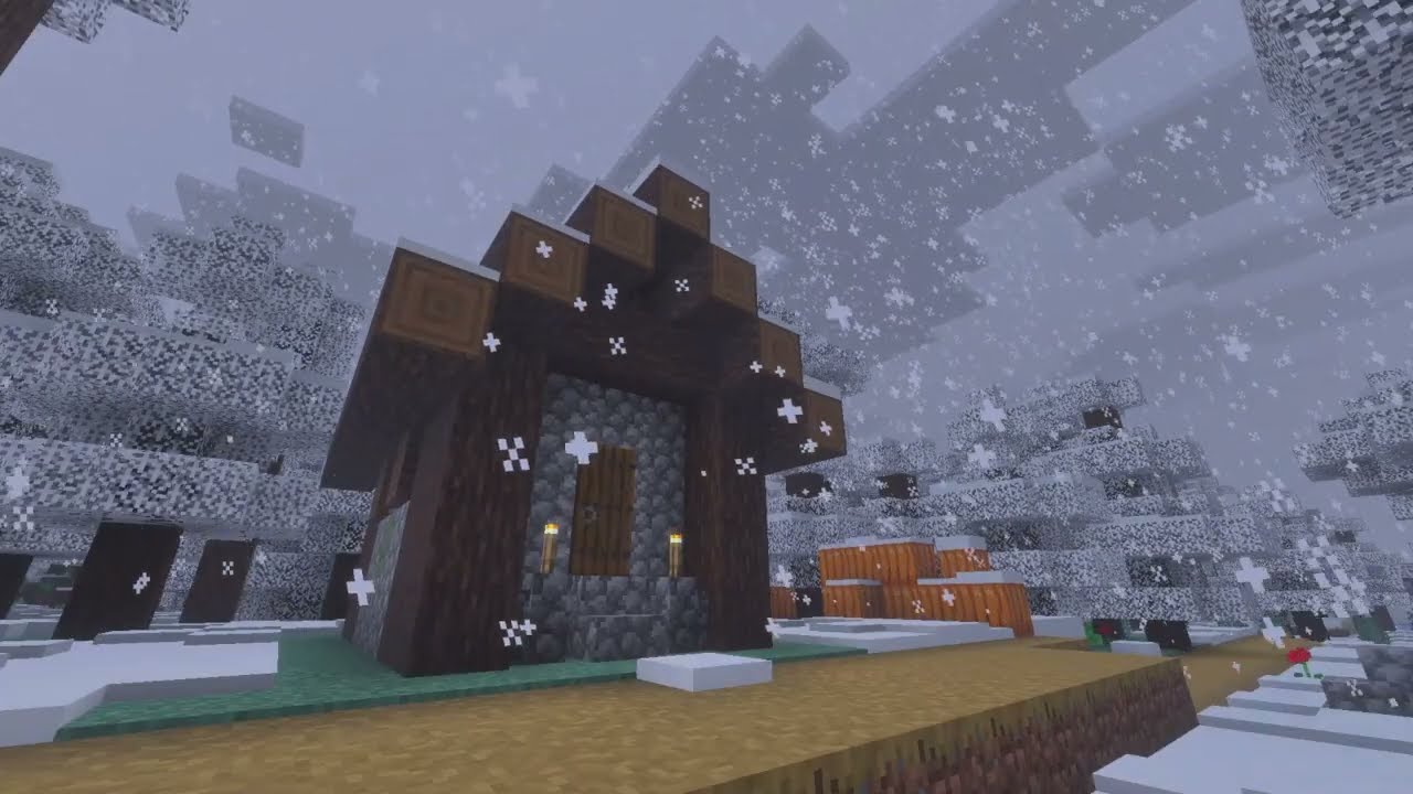 Winter Minecraft Live Wallpaper