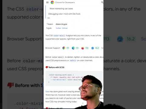 The latest color-mix Function in CSS