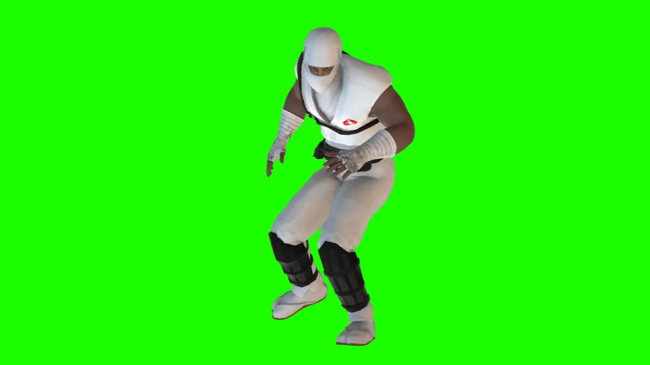 Storm Shadow walk animated front chroma