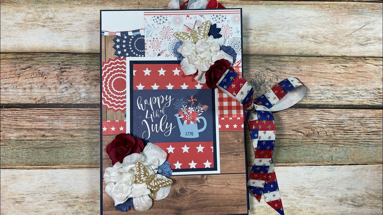 America Folio, A Tutorial Using Scraps!