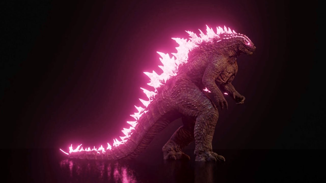 Evolved Godzilla Atomic Breath Animation | Blender