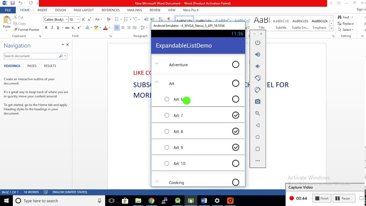 Android ExpandableListView Checkbox Example