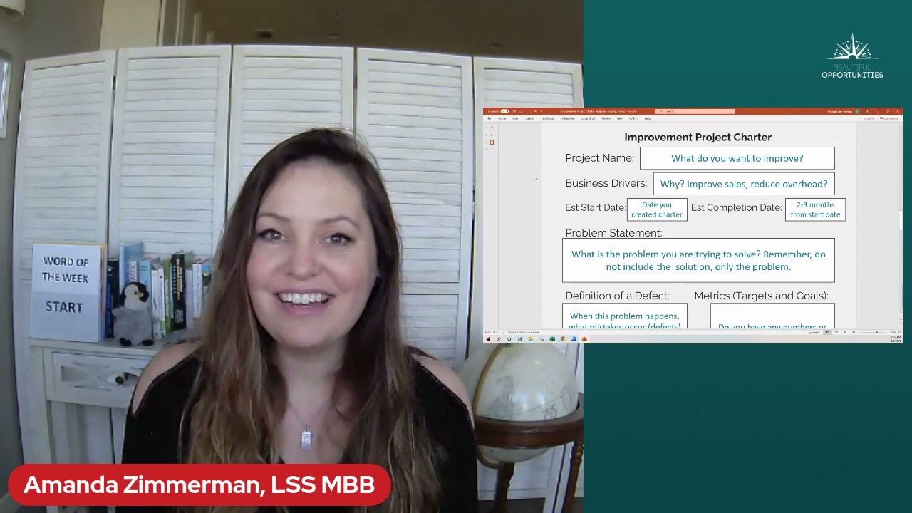 How to complete a Project Charter template with examples