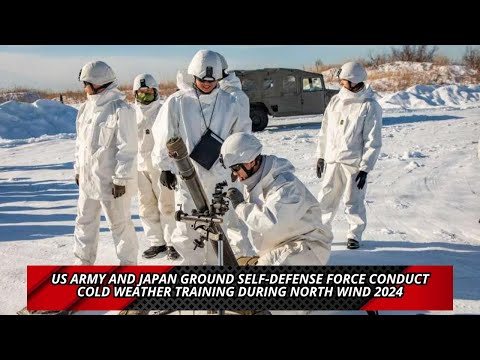US Army and Japan Ground Self Defense Force conduct cold weather training during North Wind 2024