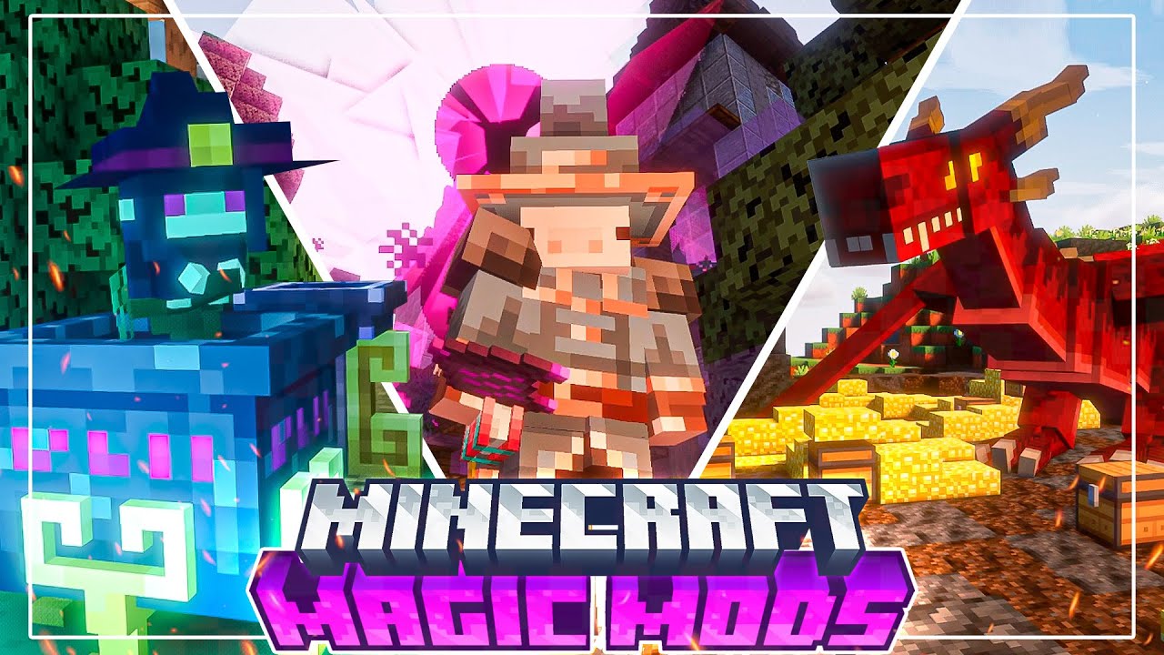Top 10 Magic Mods for Minecraft!! 1.20.1