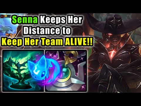Senna Keeps Her Distance to Keep Her Team ALIVE! | Diamond Support | Patch 14.16