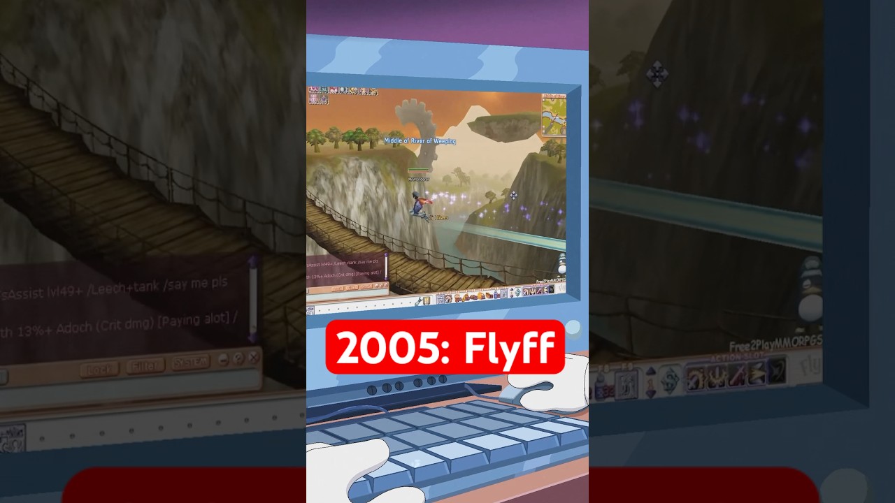 It’s 2005 & you’re playing Flyff ⭐️ #flyff #flyforfun #nostalgia #animation #2000s #tbt