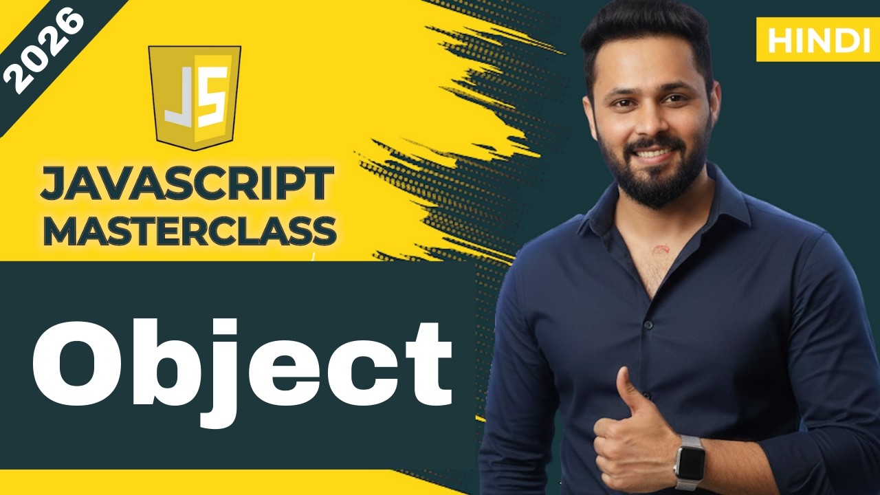 JavaScript  Tutorial in Hindi #29 JavaScript Objects | Object Keys, Values, Add, Update, Delete