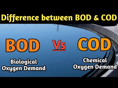 Difference between BOD and COD | BOD Vs COD | permissible limit of BOD and COD | water treatment |