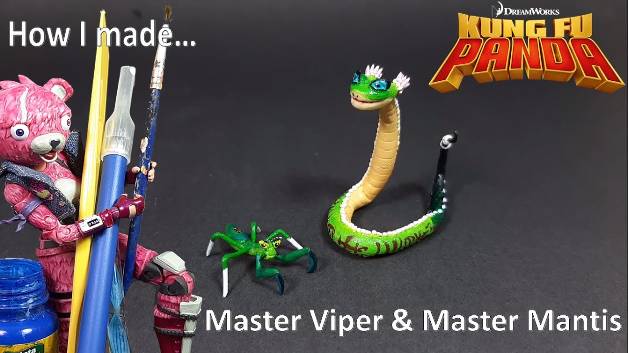 How I made...   Master Viper & Master Mantis | KUNG FU PANDA
