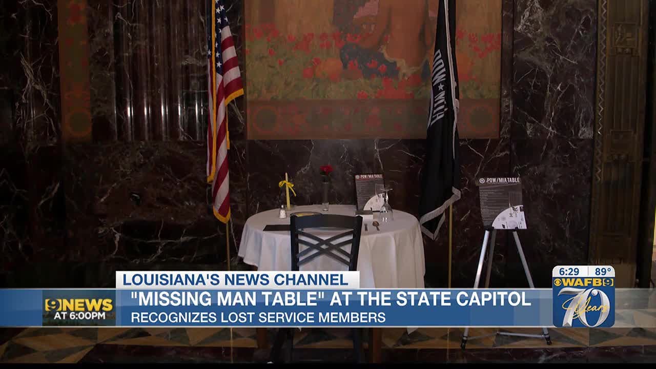 ‘Missing man table’ recognizes lost service members