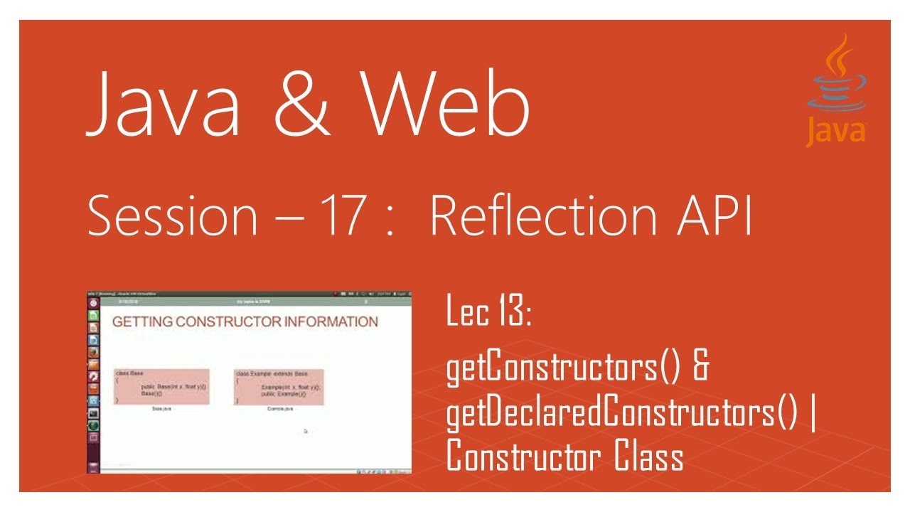 Reflection API in Java |#13| getConstructors() & getDeclaredConstructors() | Constructor Class Java