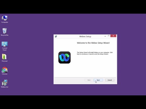 Download and Install Cisco WEBEX on Windows PC/Laptop | WEBEX Meeting App | Updated