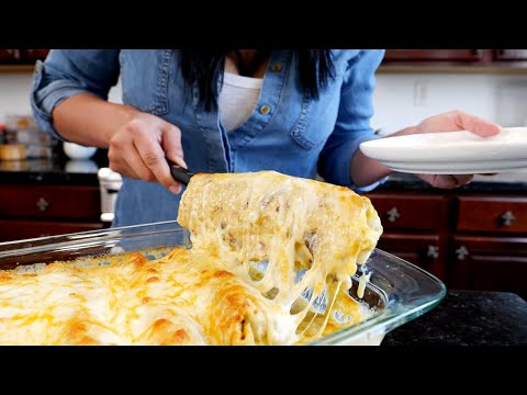 How to make Views Famous Baked Burritos Smothered w/ Creamy White Sauce