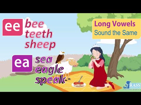 ee ea | Sound the Same | Long Vowels | Phonics Reader | A Queen From the East | Go Phonics 2B Unit 4