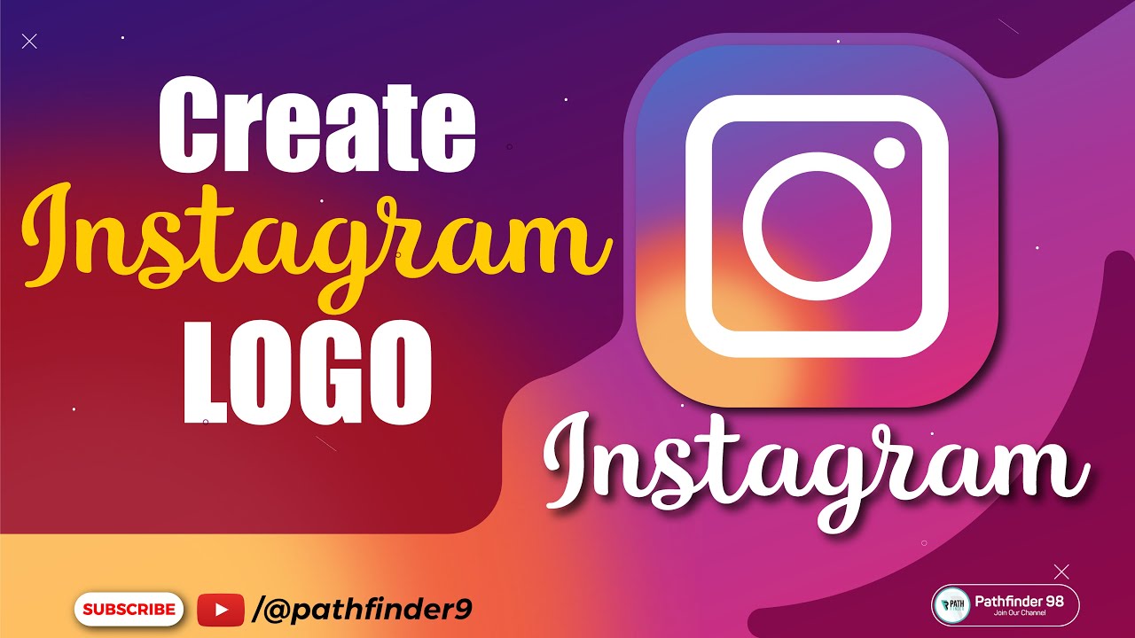Create Instagram logo in Adobe illustrator | @pathfinder9