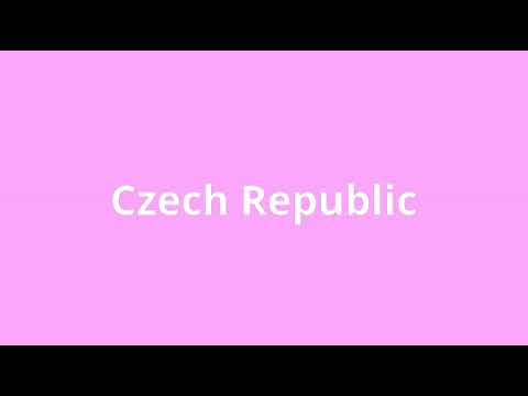 what is the meaning of Czech Republic.