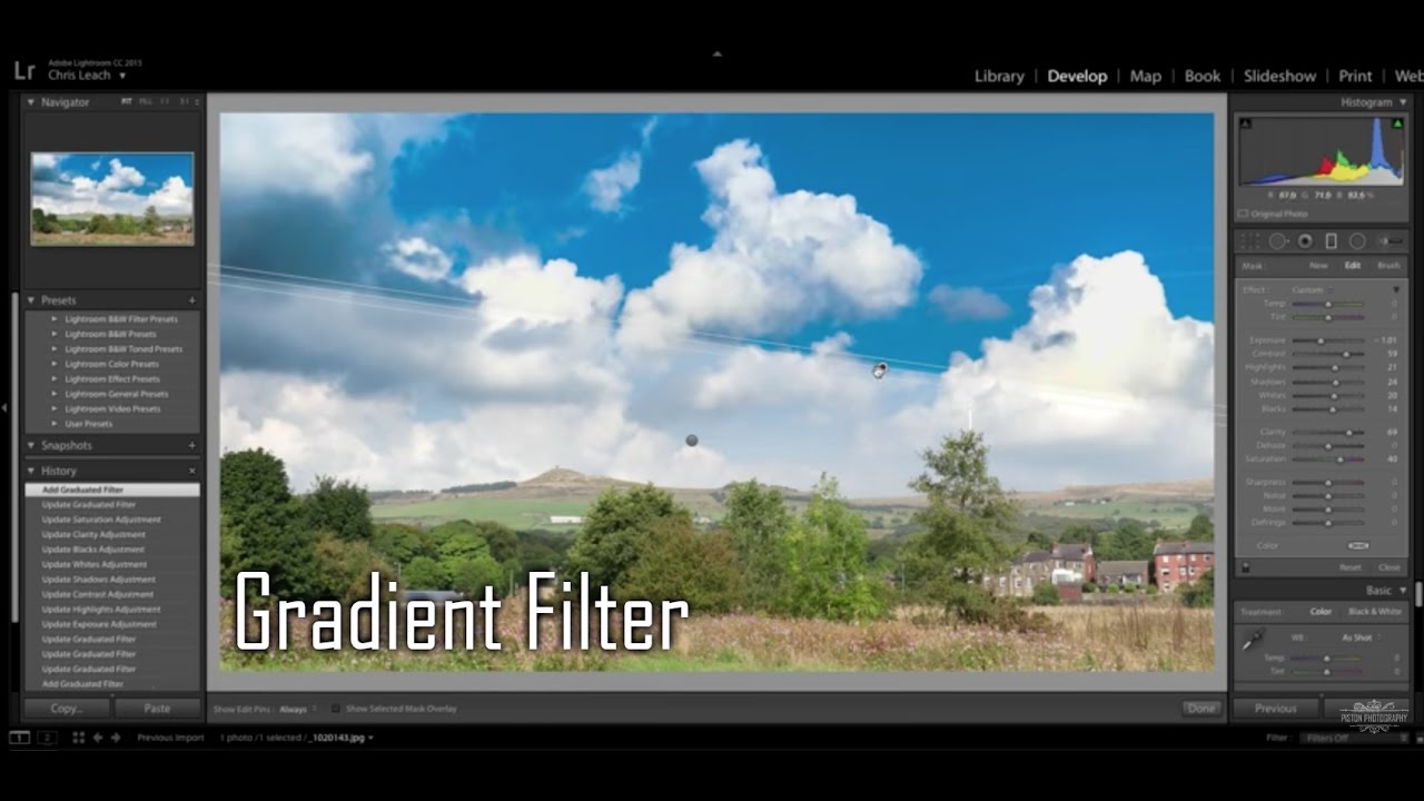 Adobe Lightroom Tips & Tricks - Gradient Filter (English Subtitles)