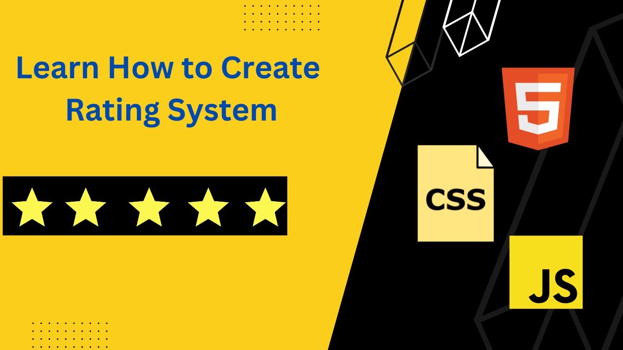 Star Rating Interview Problem | HTML | CSS | JavaScript | JS | DOM