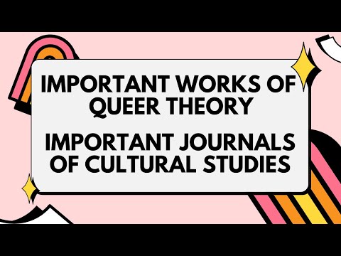 Important Works of Queer Theory: List of Important Journals of Cultural ...